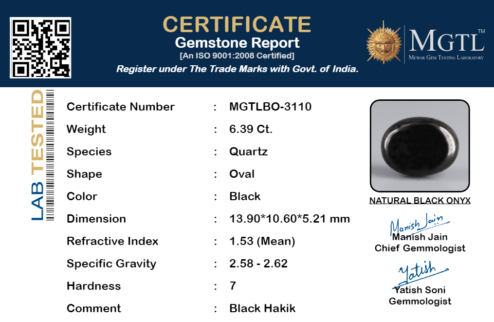 Buy Black Onyx (Hakik) - 6.39 Carat Limited Quality BO-3110 Online ...